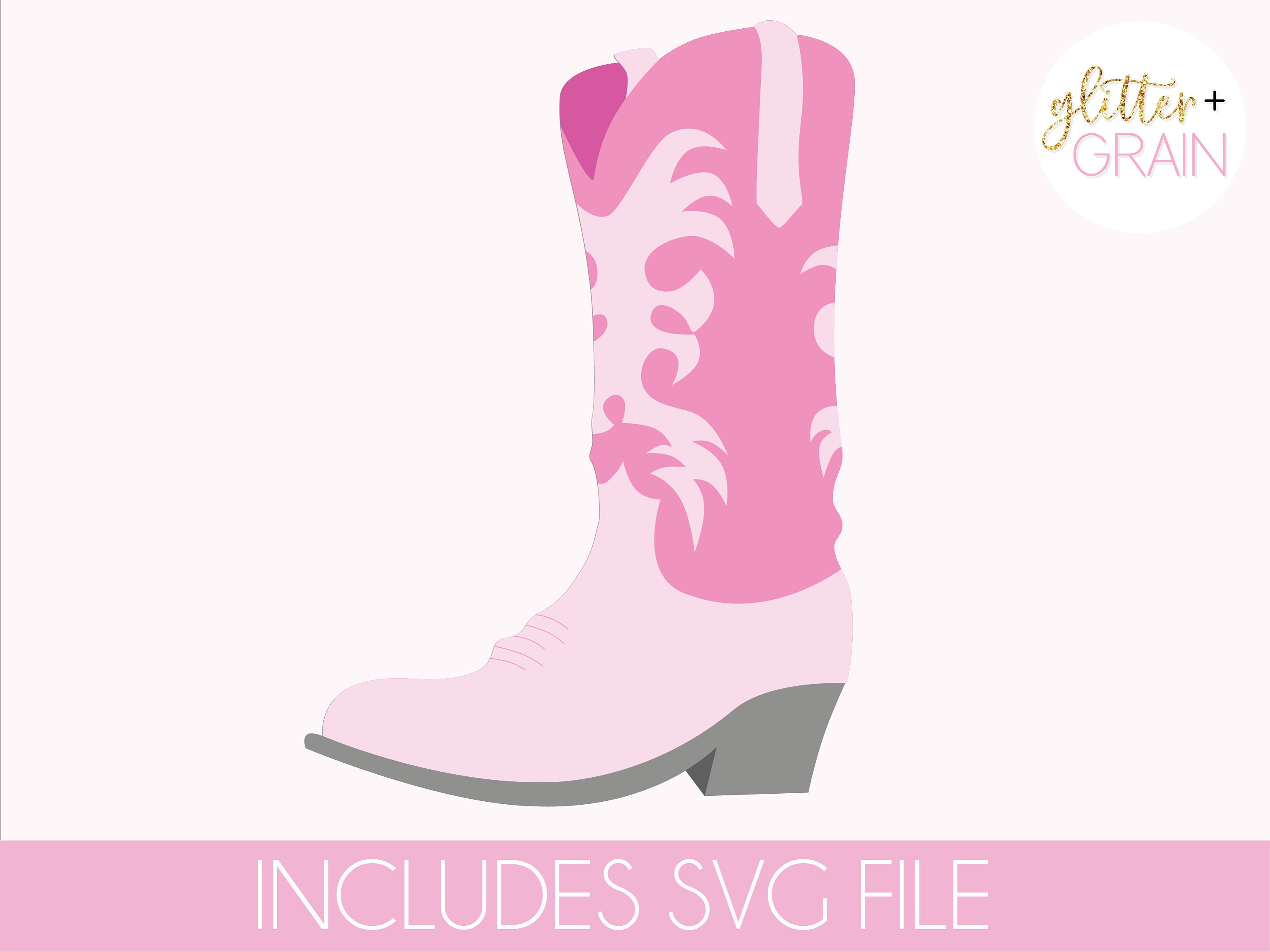 Cowgirl Boot Svg Cowboy Boot Svg Western Svg Cowboy - Etsy