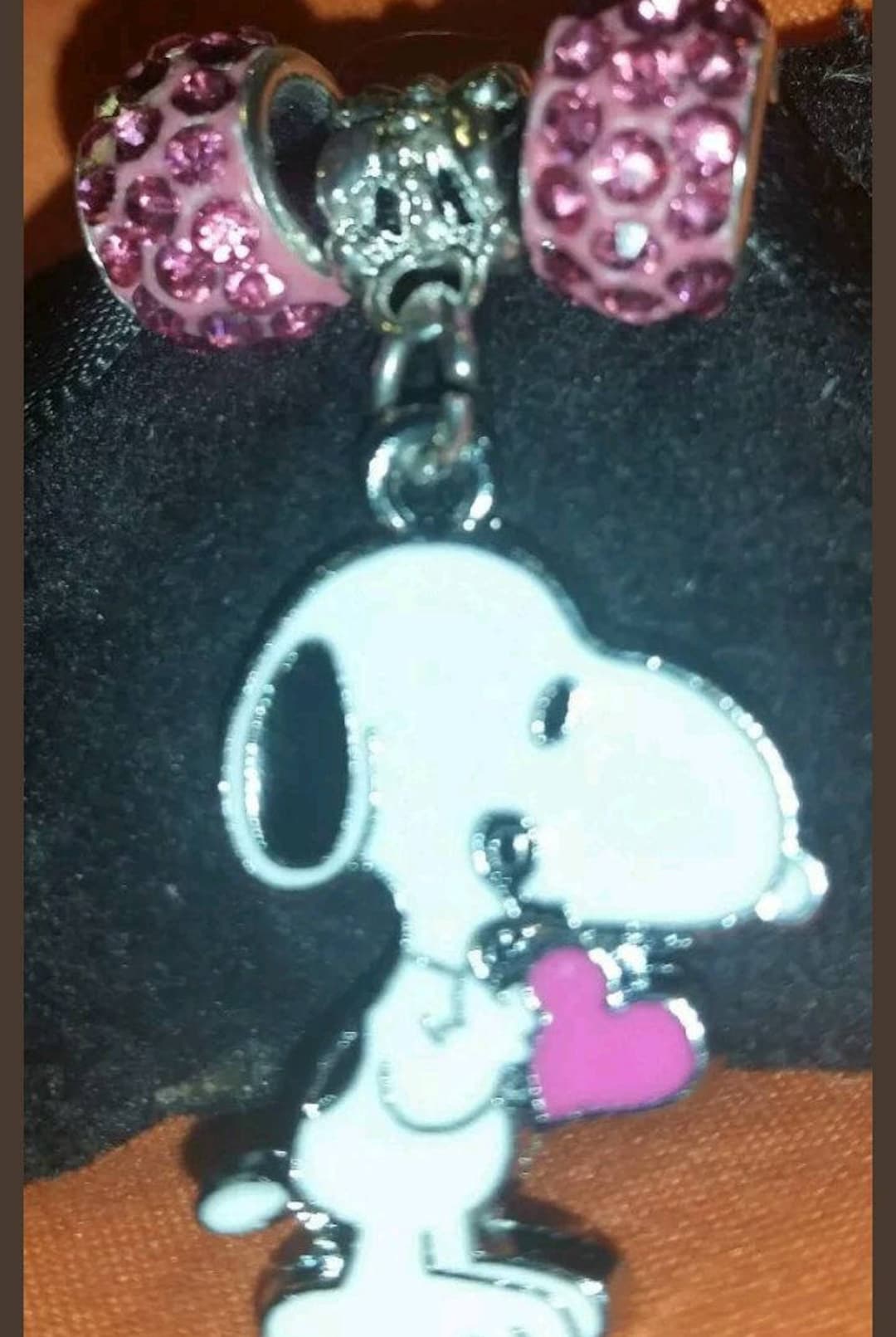 New SNOOPY SILVER Charm Fits Pandora Persona Chamilia Sislenia Charmed ...