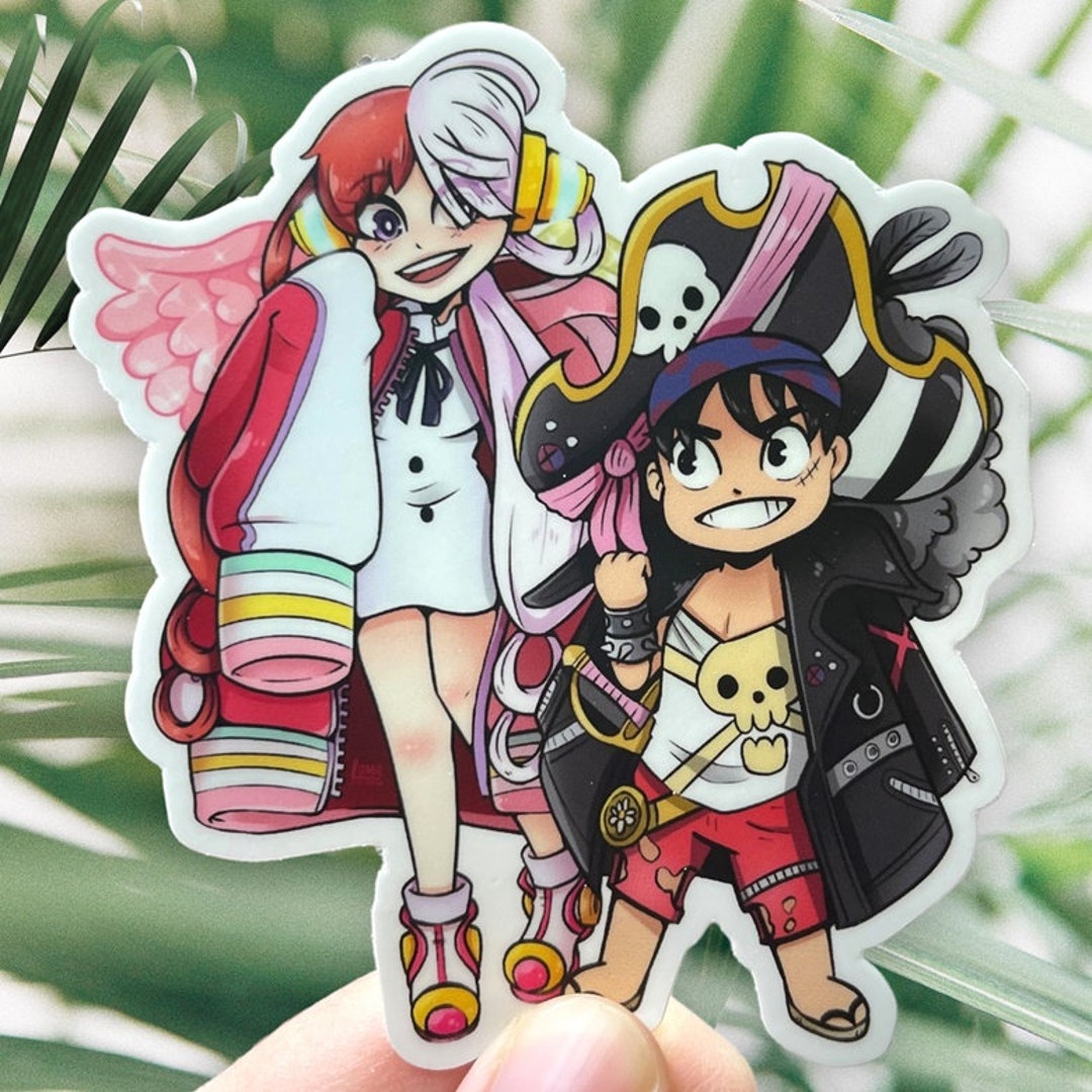 Uta & Luffy 4x4 Vinyl Sticker Fanart - Etsy