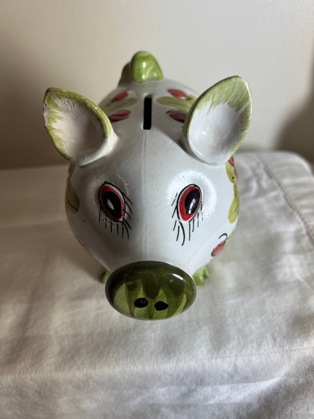 Italian Pottery Piggy Bank - Etsy