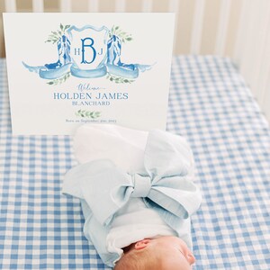 PRINTABLE Welcome Baby Sign | Newborn | Personalized Hospital Sign ...