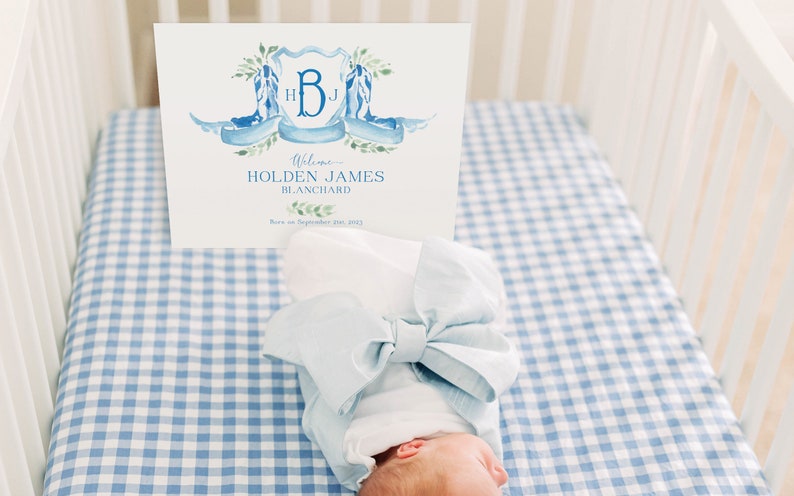PRINTABLE Welcome Baby Sign | Newborn | Personalized Hospital Sign ...