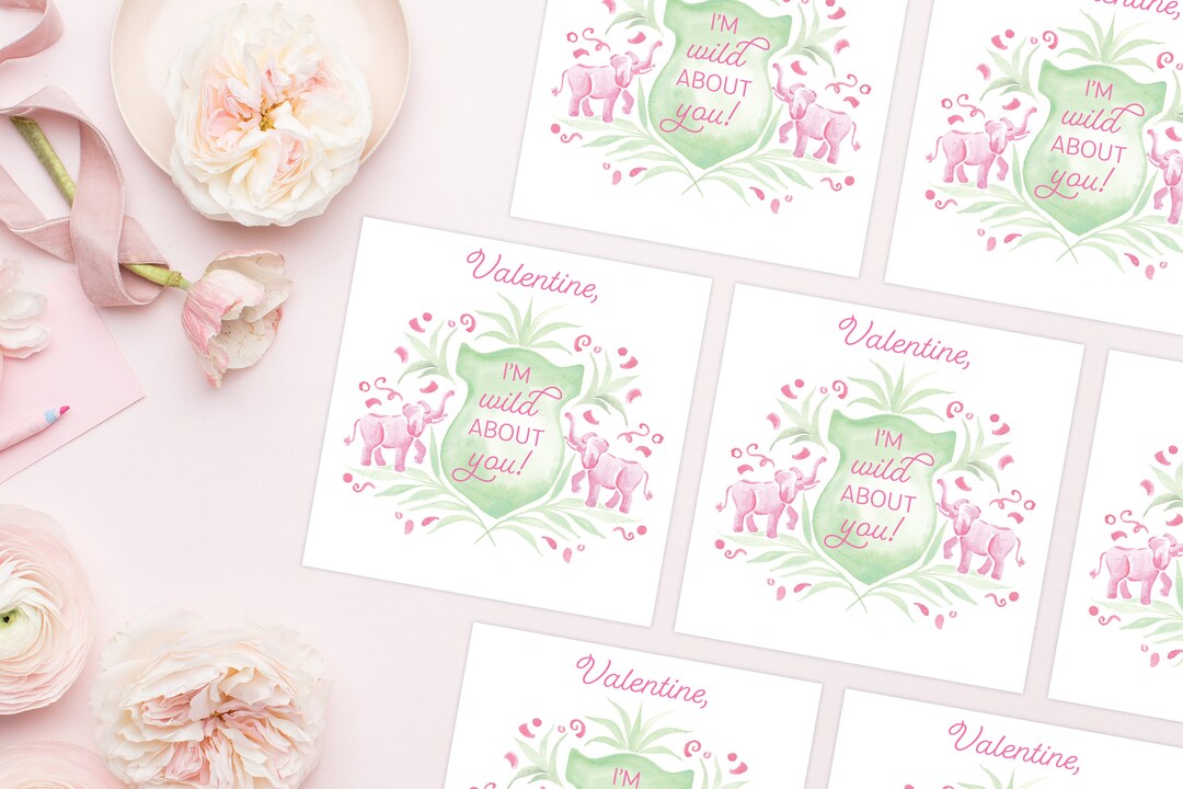 PRINTABLE Valentine Card | Digital Download | I'm WILD About You! - Etsy