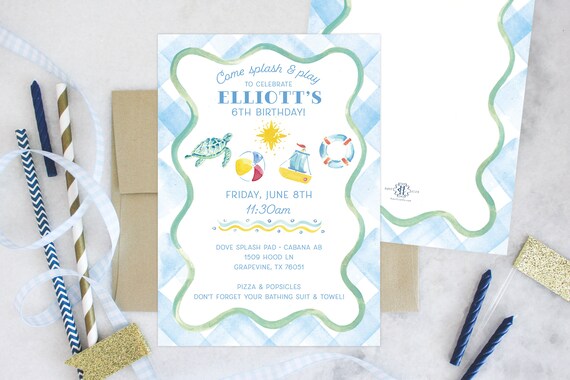 Summer Ball Invitation