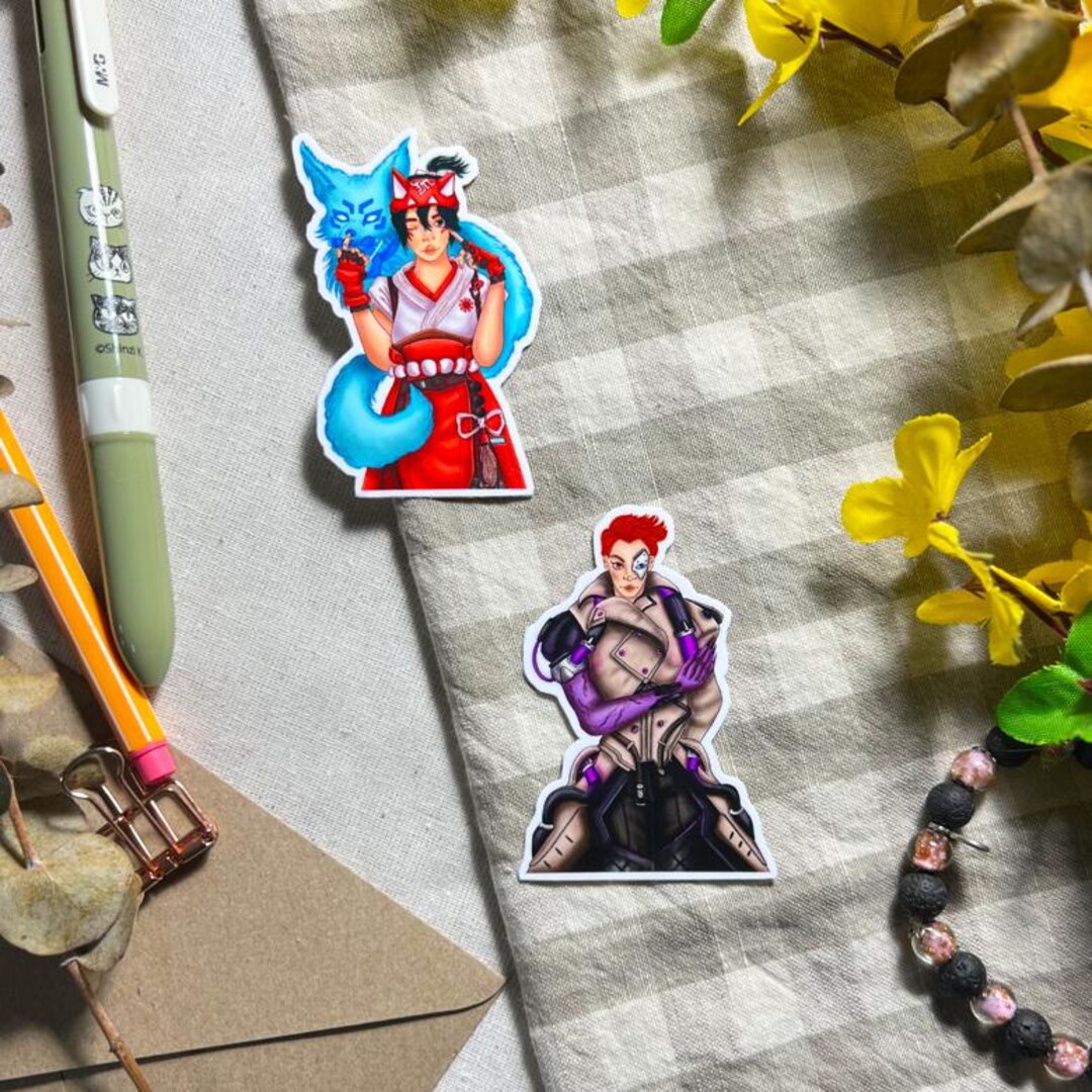 Sticker Kiriko / Moira From Overwatch - Etsy