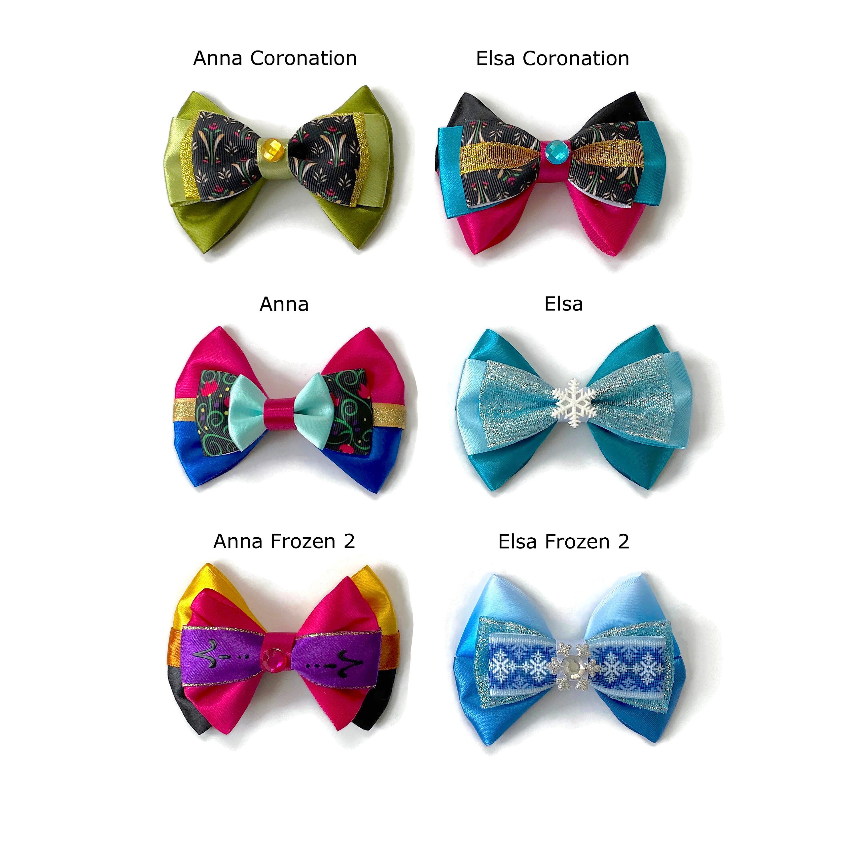 Disney Princess Character Inspired Hair Bows Disney Princess - Etsy