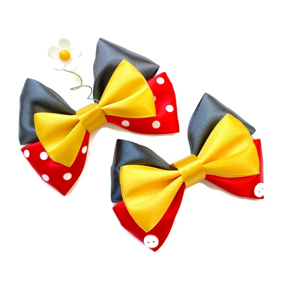 Mickey Mouse Hair Bows