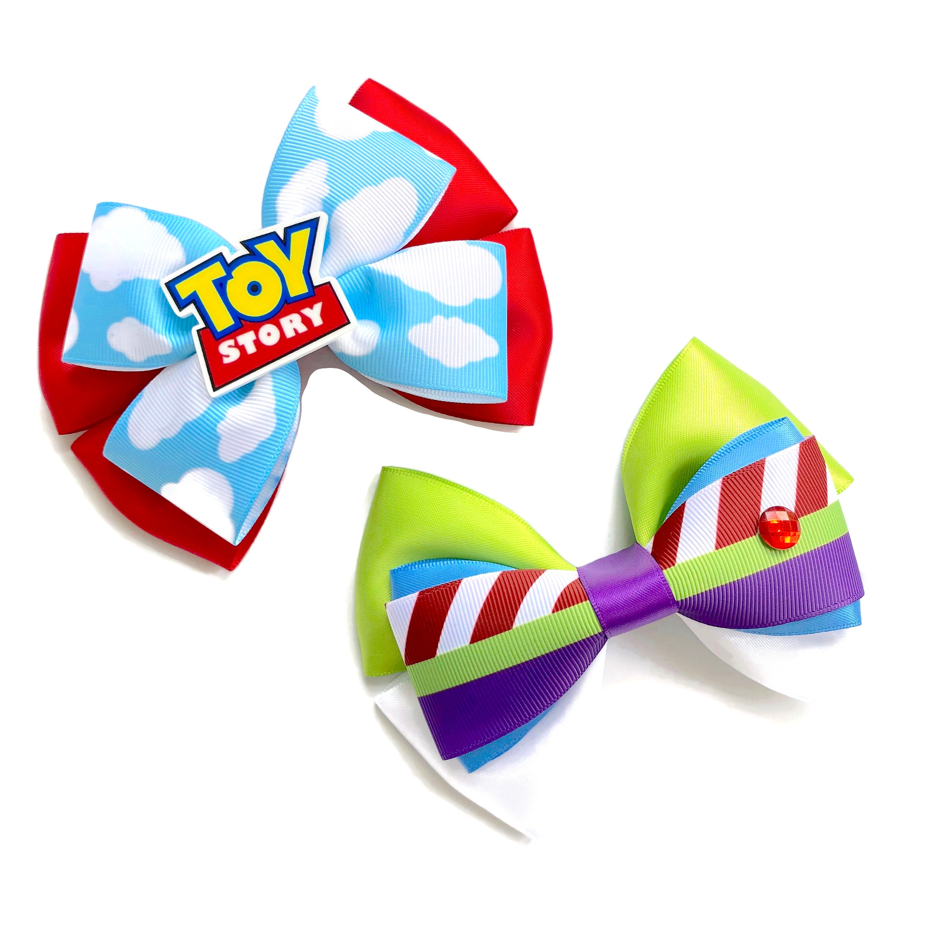 Toy Story Hair Bows Woody Hair Bow Buzz Lightyear Hair Bow - Etsy