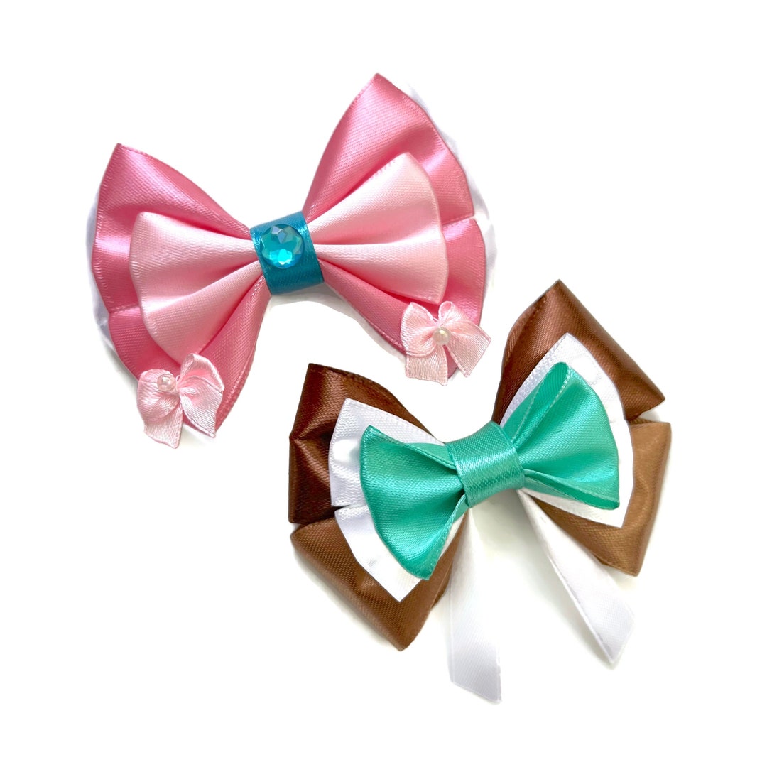 Pink Cinderella Hair Bow | Cinderella Work Dress Hair Bow | Disney ...