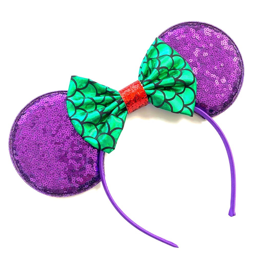 Little Mermaid Inspired Ariel Mermaid Mouse Ears - Etsy