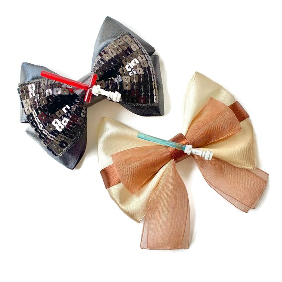 Rey & Kylo Ren Hair Bow Star Wars Inspired Disney Hair Bow - Etsy