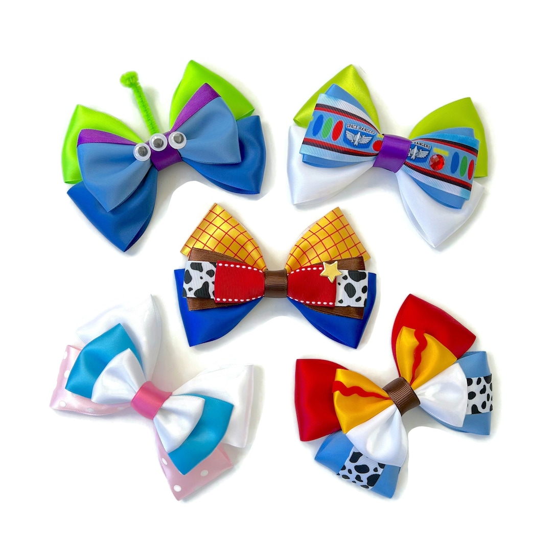 Toy Story Hair Bows | Woody Hair Bow | Buzz Lightyear Hair Bow | Jesse ...