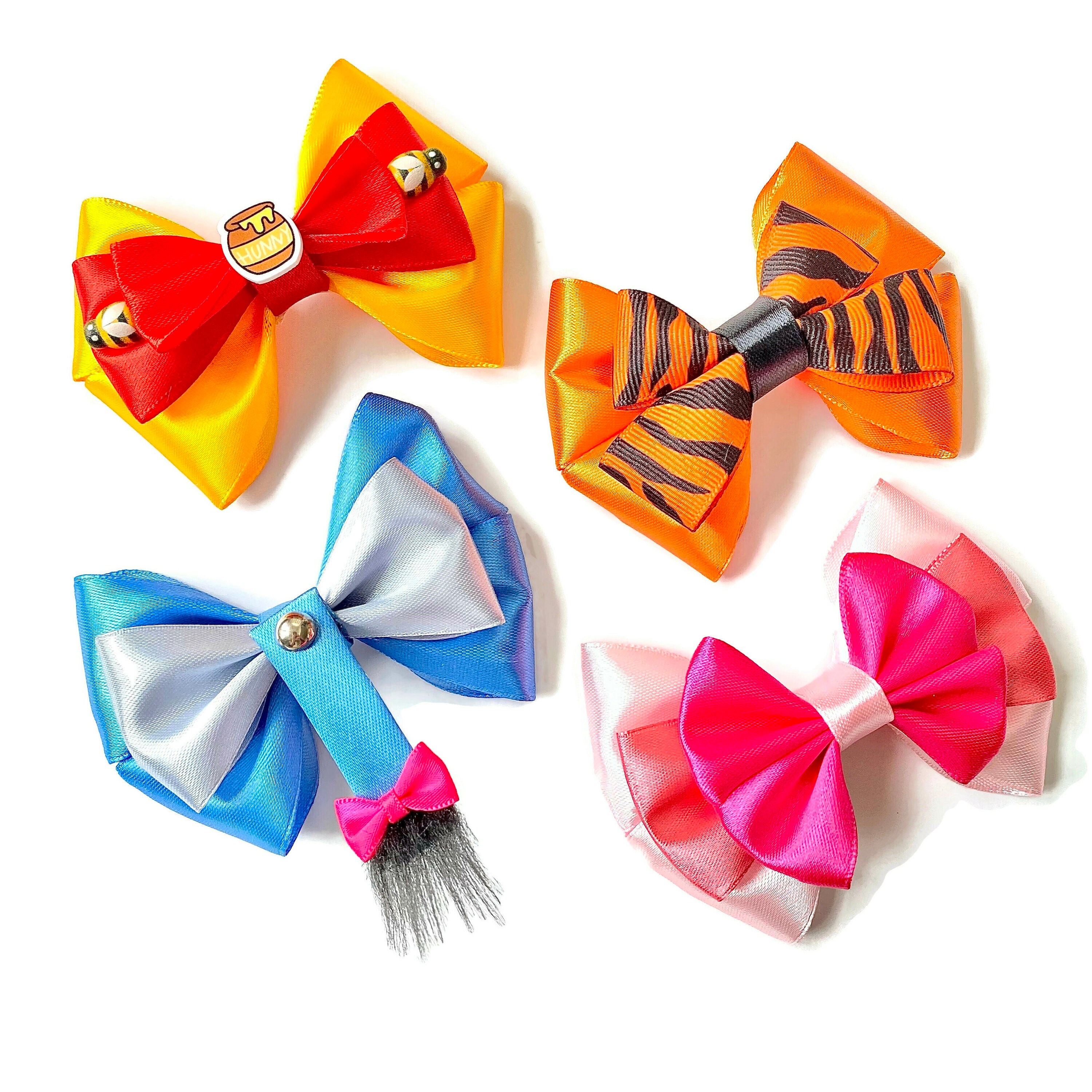 Winnie the Pooh Hair Bow Eeyore Hair Bow Tigger Hair Bow - Etsy