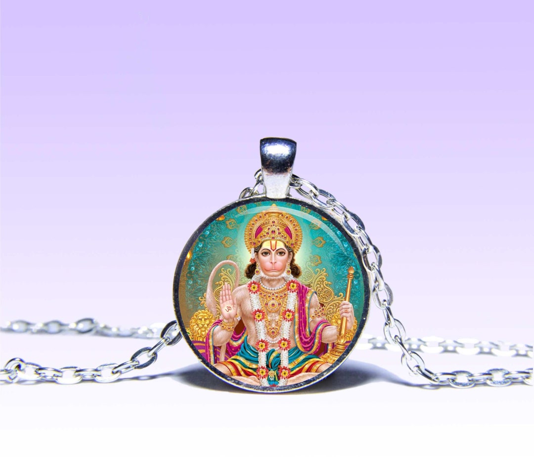 Hanuman NECKLACE Hanuman Pendant Hindu Deities God of Wisdom, Strength ...