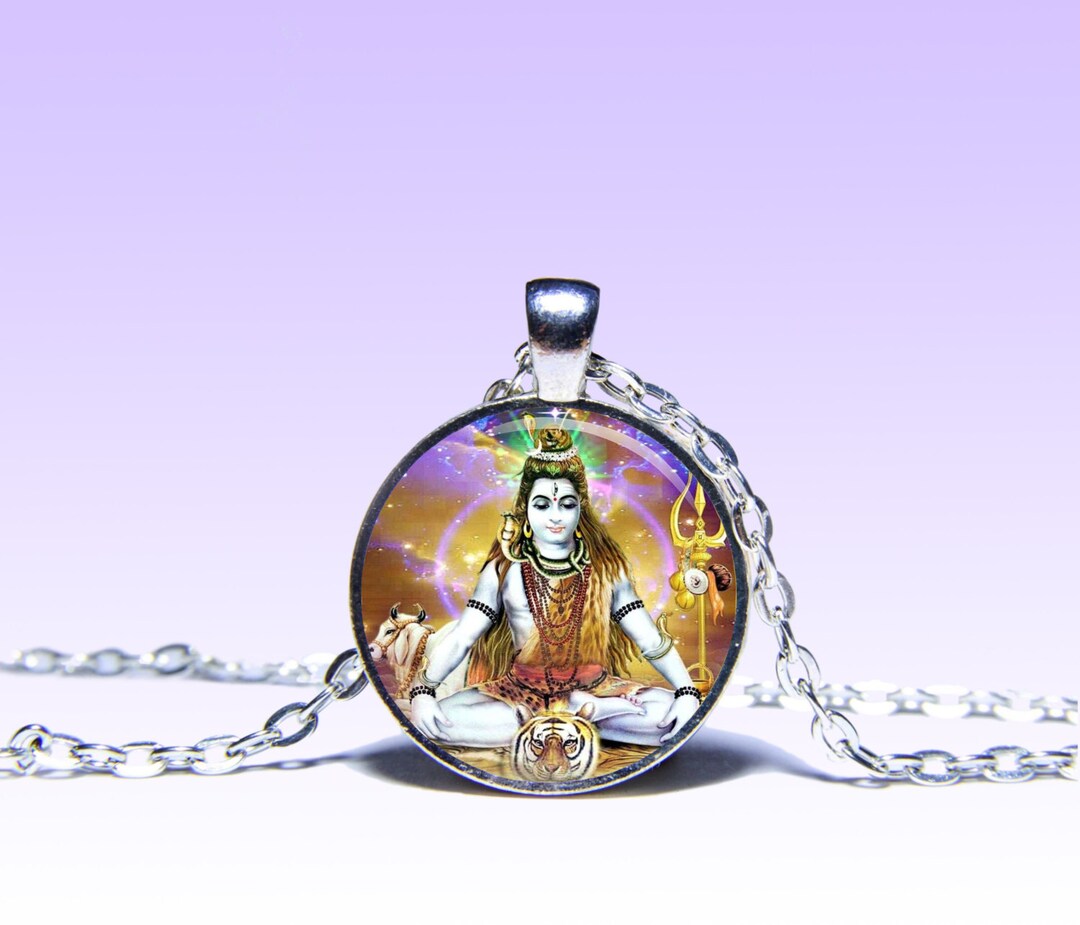 Lord Shiva Charm NECKLACE Lord Yoga Jewelery Amulet Charm Pendant - Etsy