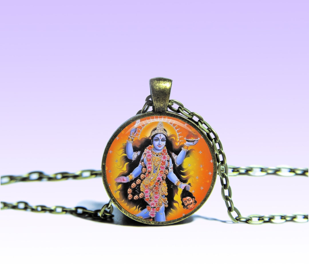 Mahakali Necklace Hindu Deities NECKLACE Mother Goddess Goddess of Time ...