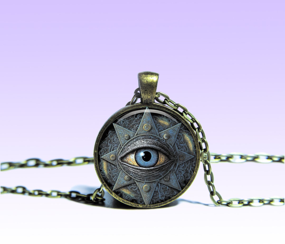 Eye of Providence Pendant All-seeing Eye NECKLACE All Seeing Eye Amulet ...