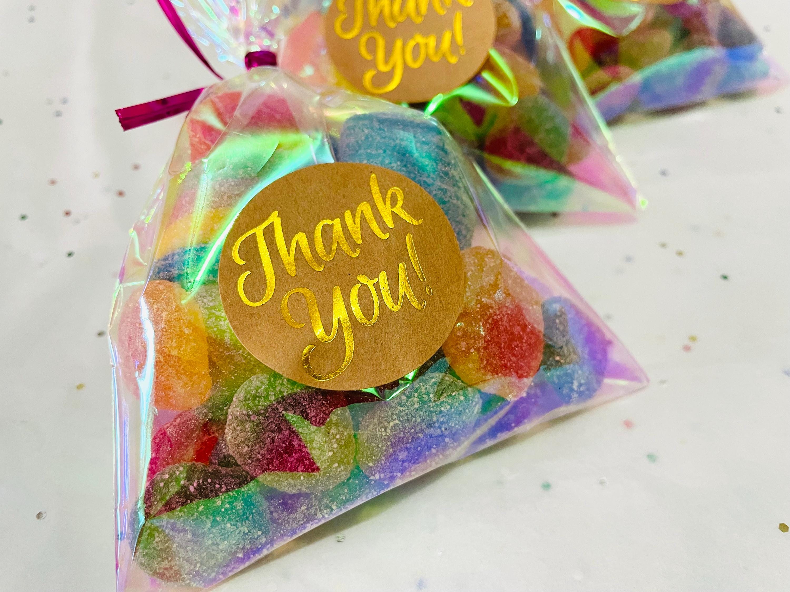 Personalized Candy Bag Favors: Sour Fruit Gummies, Gelatin-free - Etsy