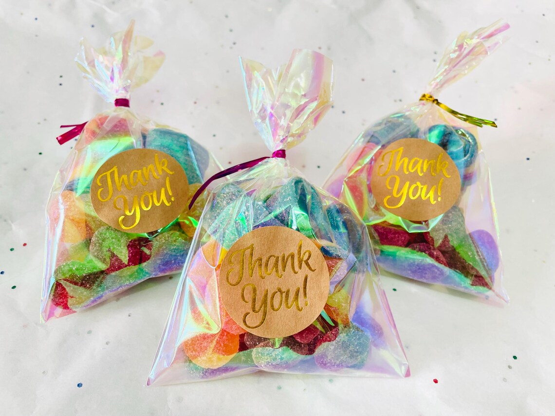 Personalized Candy Bag Favors: Sour Fruit Gummies, Gelatin-free - Etsy