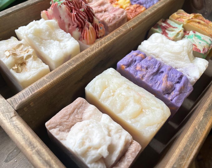 Mystery Soap Bundle - Clearance Sale - 4 Vegan Soap Bars - Soap Set - Shea Butter & Plant-based ...