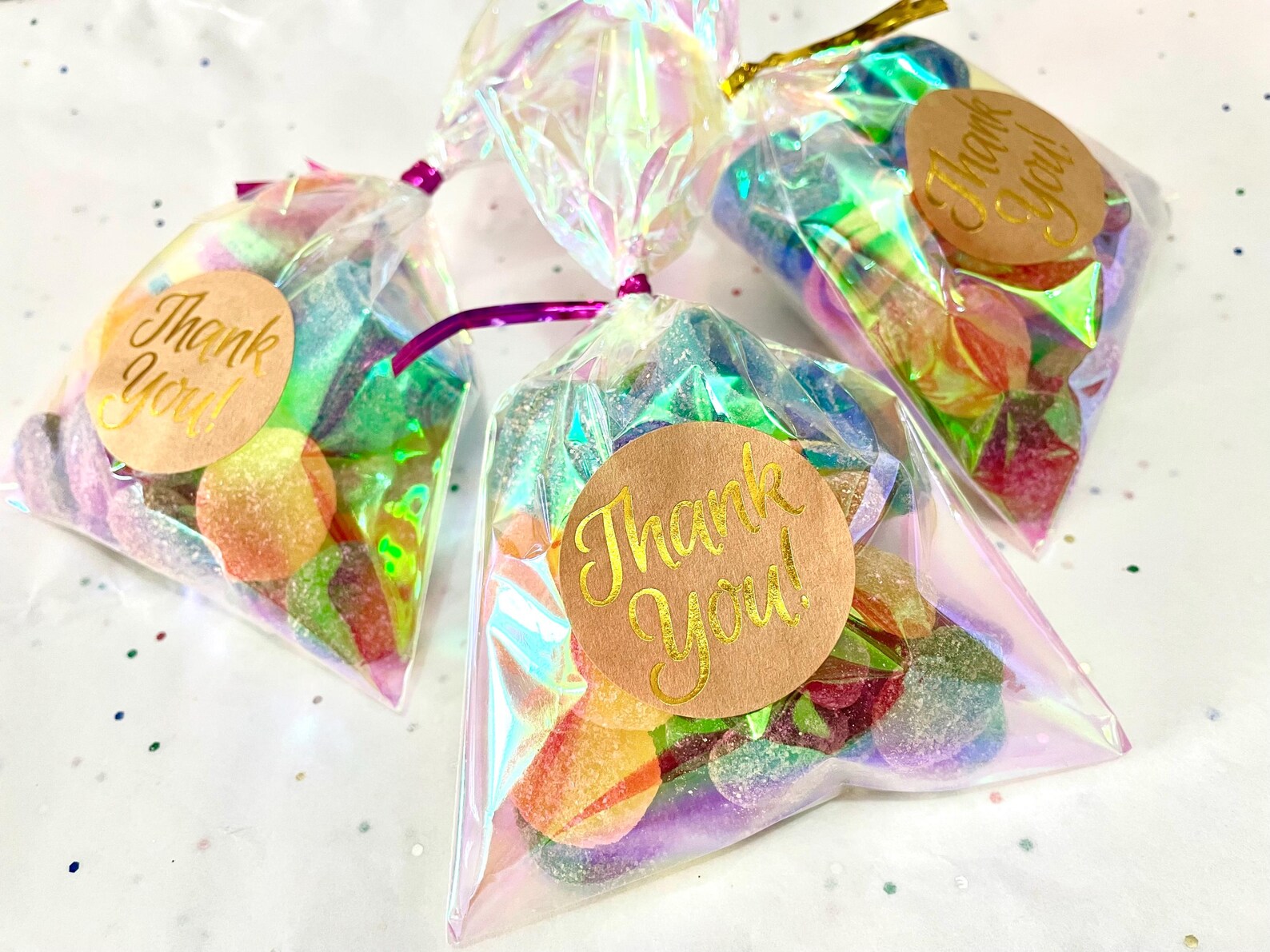 Personalized Candy Bag Favors: Sour Fruit Gummies, Gelatin-free - Etsy