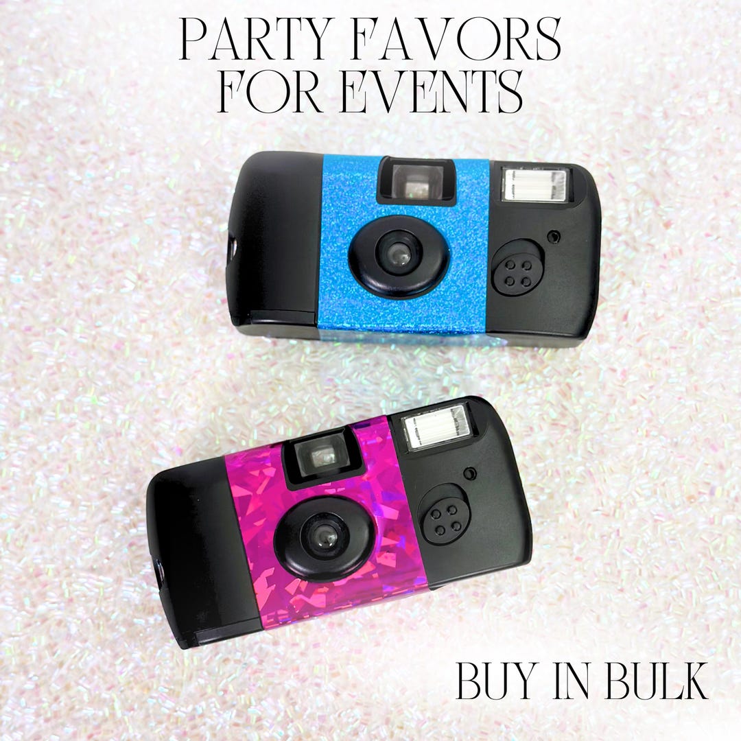 Glitter Party Favor Gift Bags Holographic Cameras Gift Party Favors ...