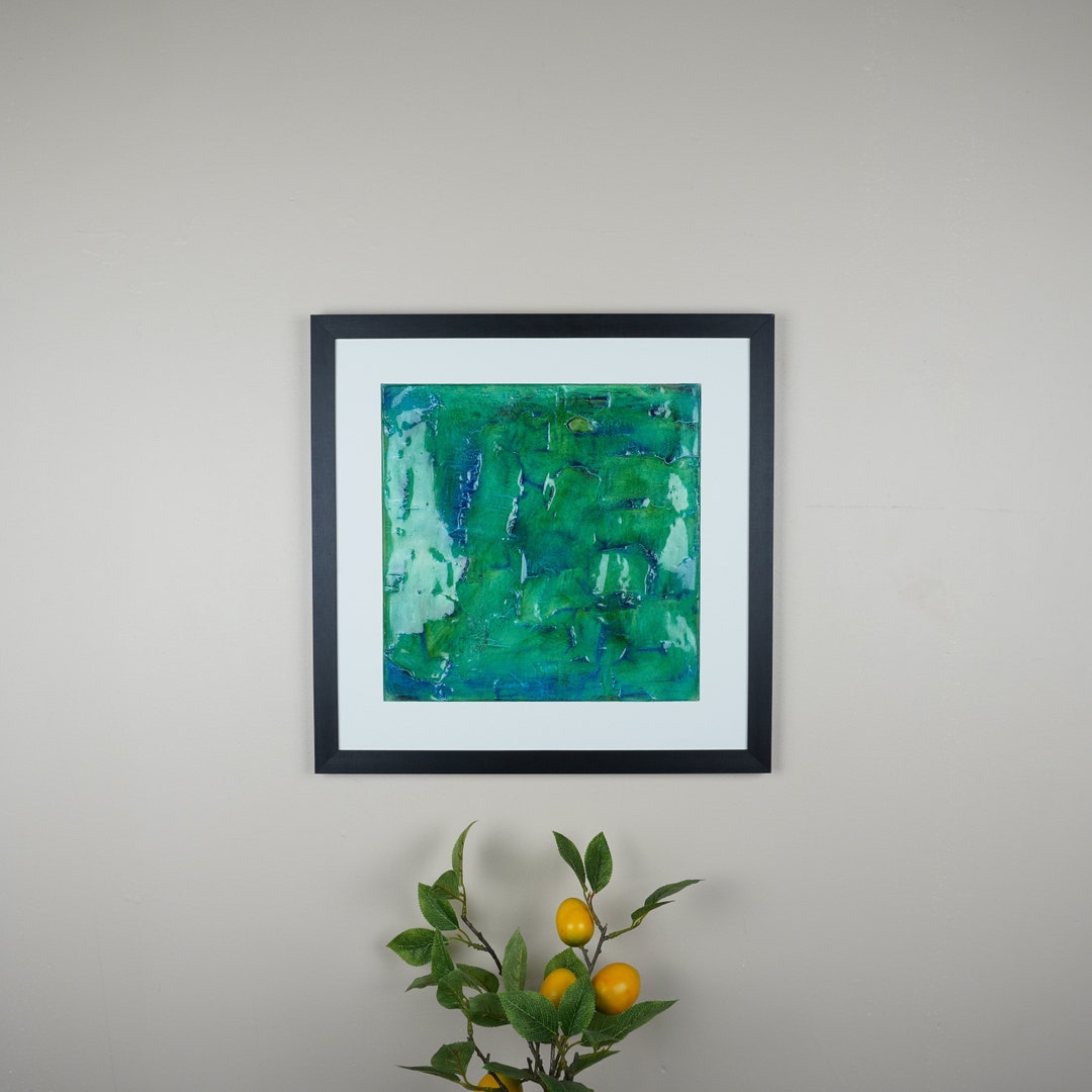 Blue Green. Rock Texture Hand Carved Premium Colors - Etsy