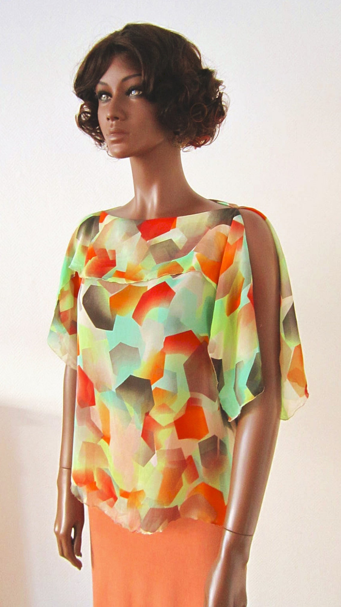 1920s Flapper Blouse Yvette PDF Pattern Size US10/UK14/DE40 - Etsy