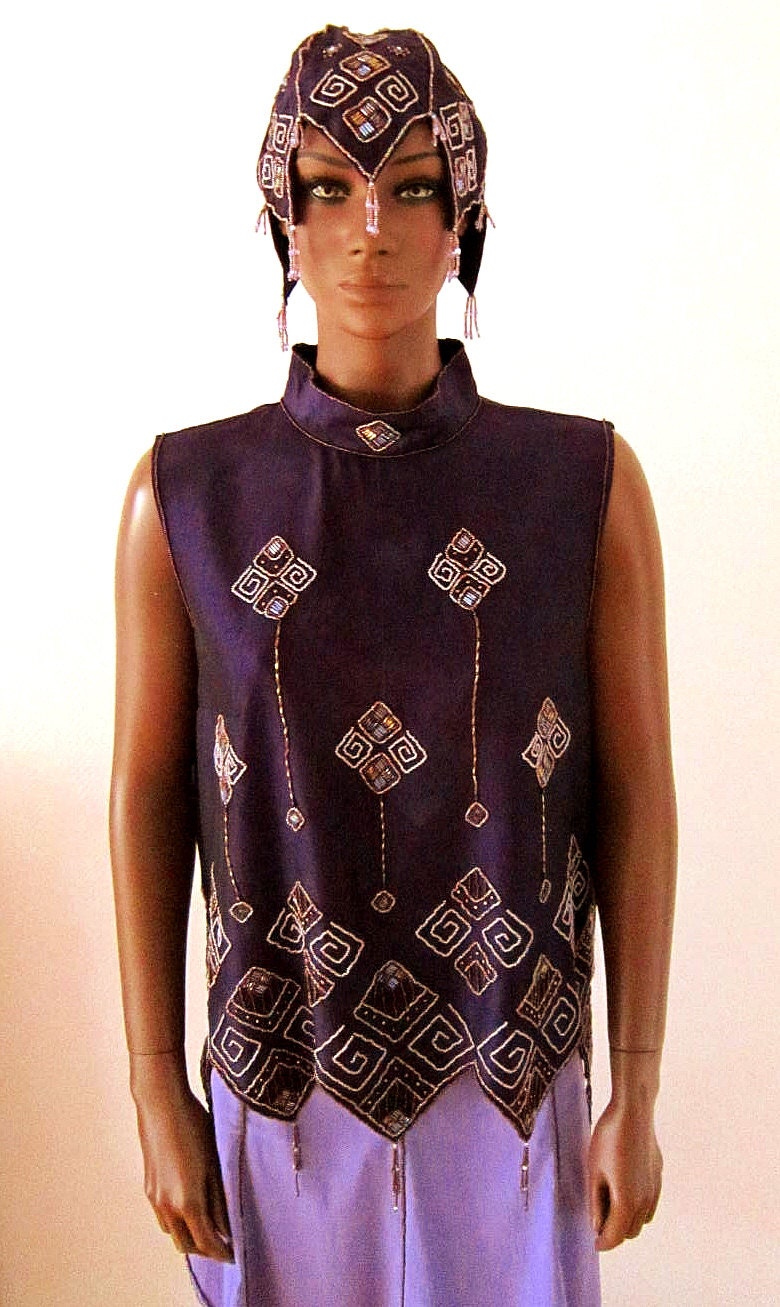 1920s Blouse Pattern Charleston Flapper Beaded Rhombus Top Sharon - PDF ...