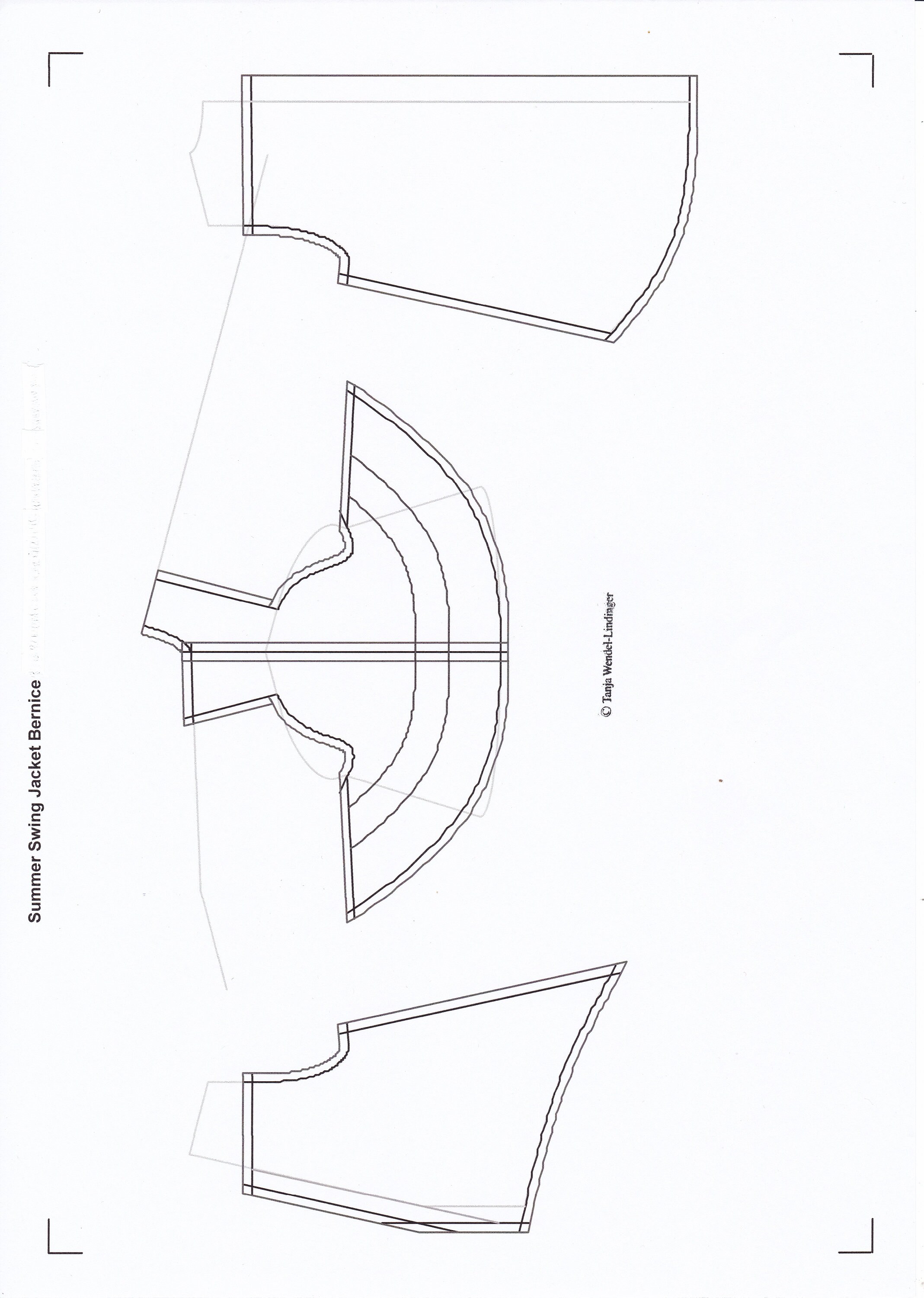 1940s Swing Jacket Bernice - PDF Pattern Sizes US14/UK18/DE44 and ...