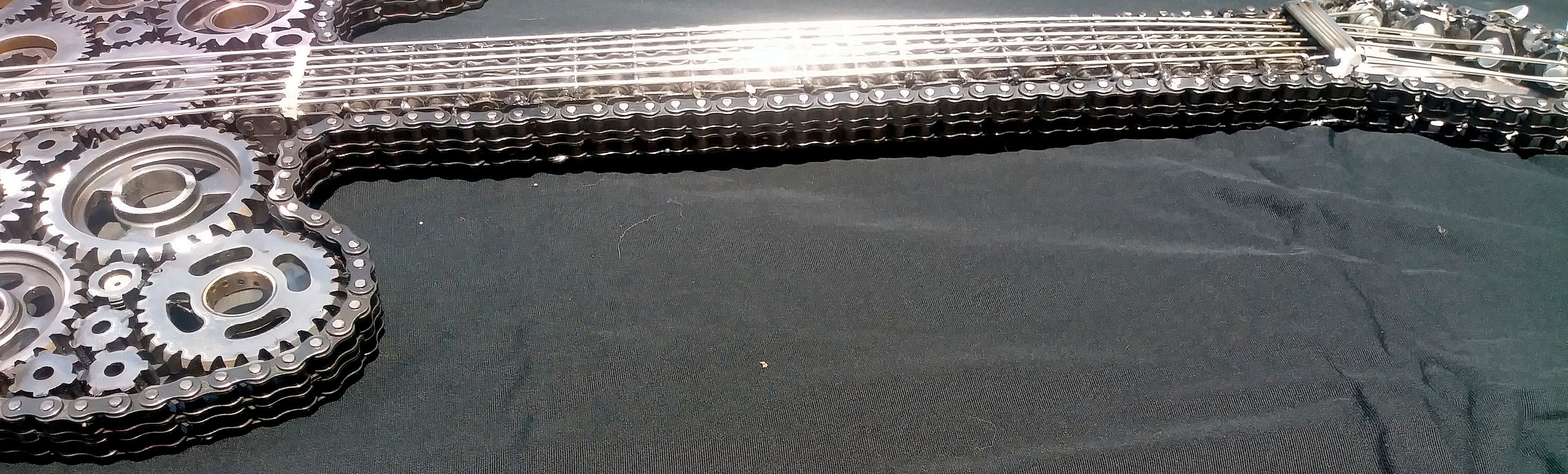 Custom Welded Steel Gears Electric Guitar - Etsy