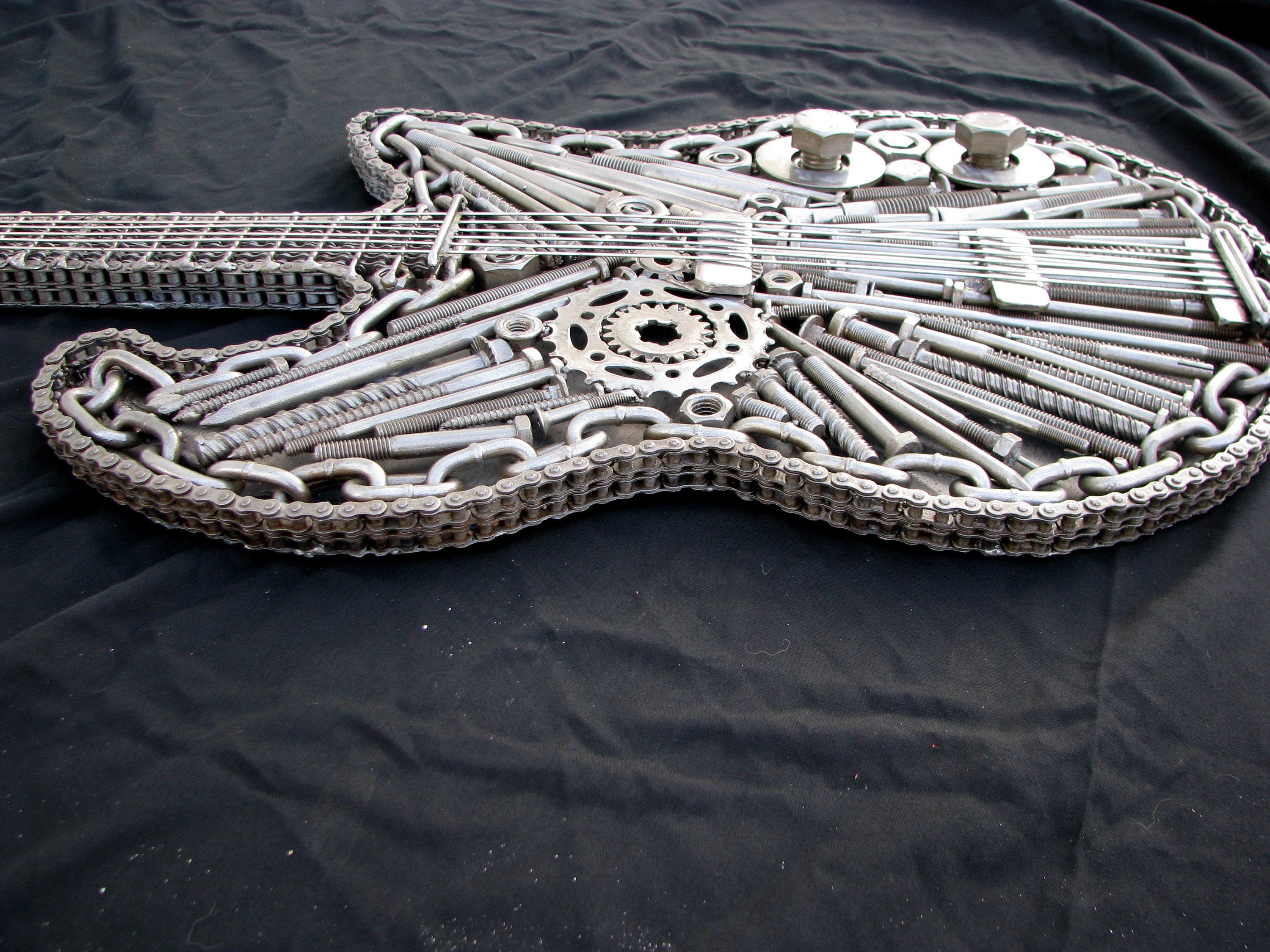 Welded Steel Electric Guitar - Etsy