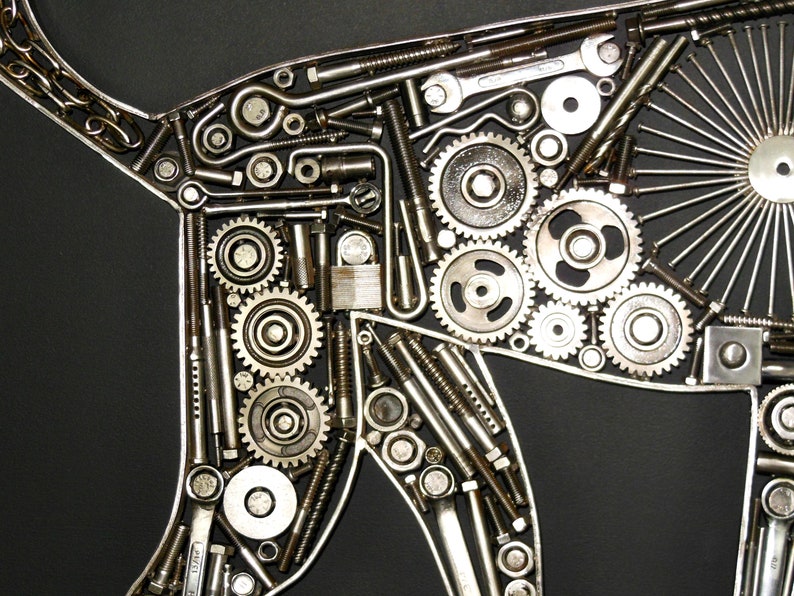 Custom Welded Steel German Shepard Dog - Etsy