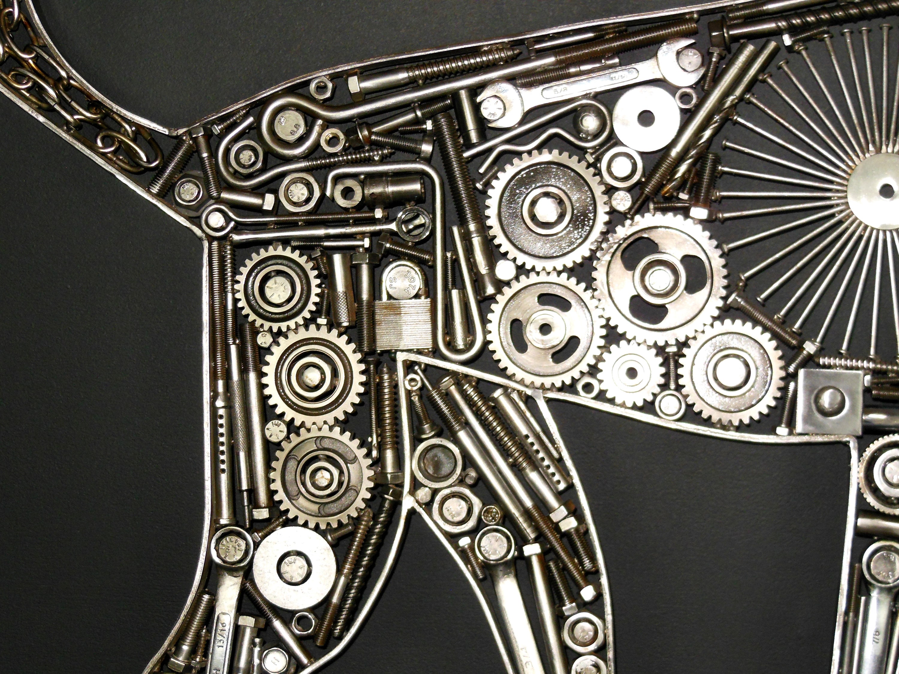 Custom Welded Steel German Shepard Dog - Etsy