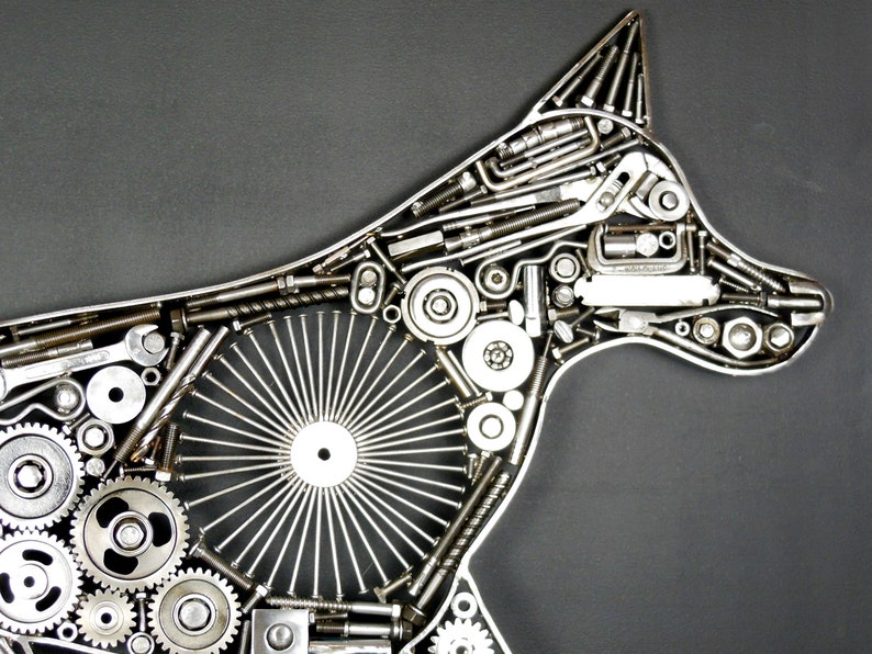 Custom Welded Steel German Shepard Dog - Etsy