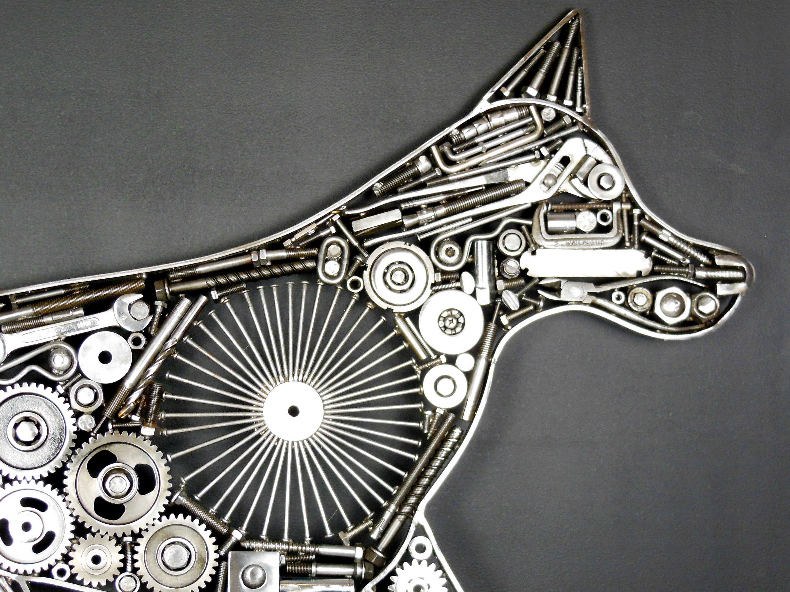 Custom Welded Steel German Shepard Dog - Etsy