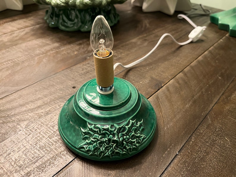 10 Inch Green Ceramic Christmas Tree - Etsy