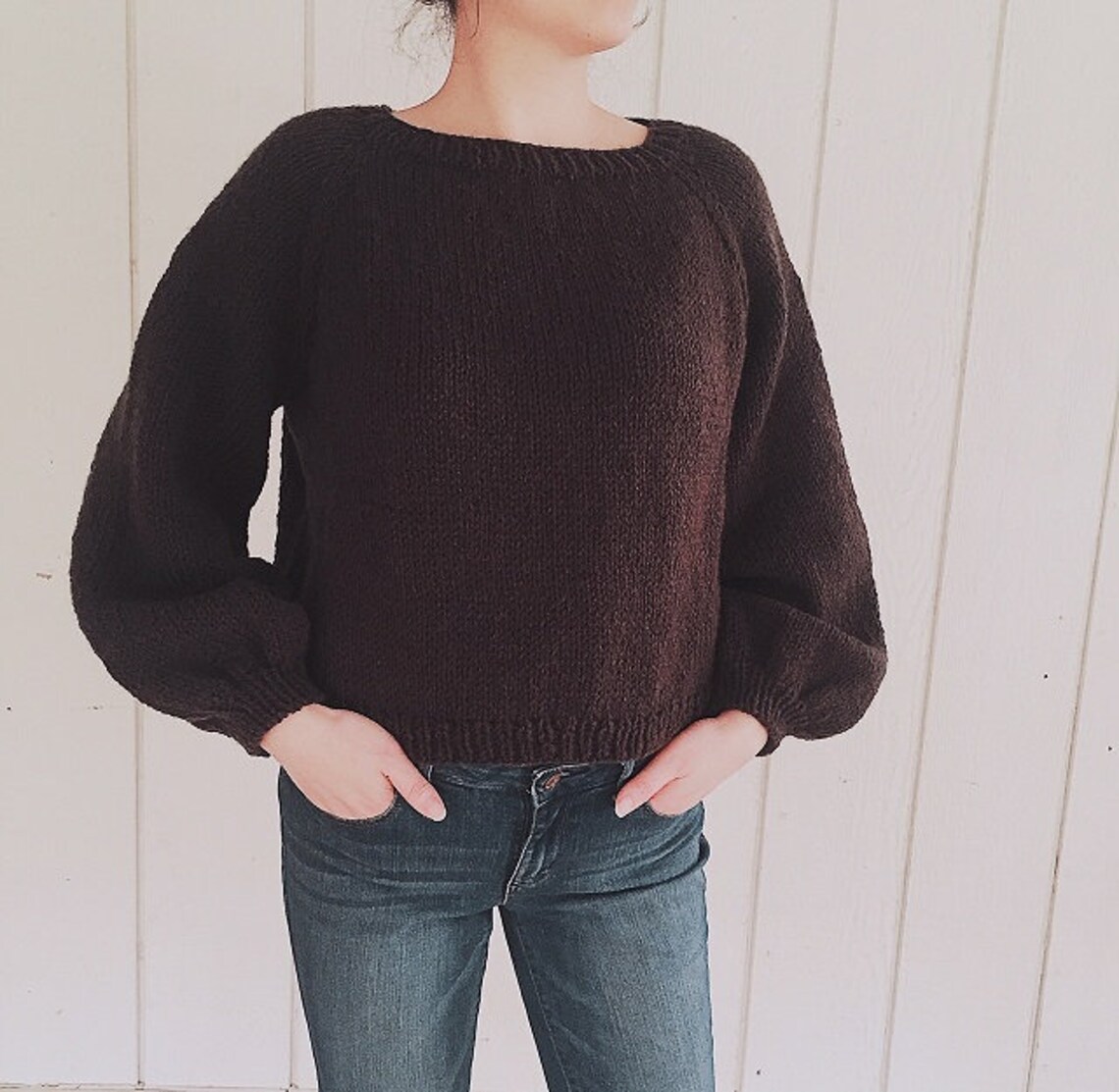 Knitting Sweater Pattern,basic Sweater Pattern,knitting Pattern for ...