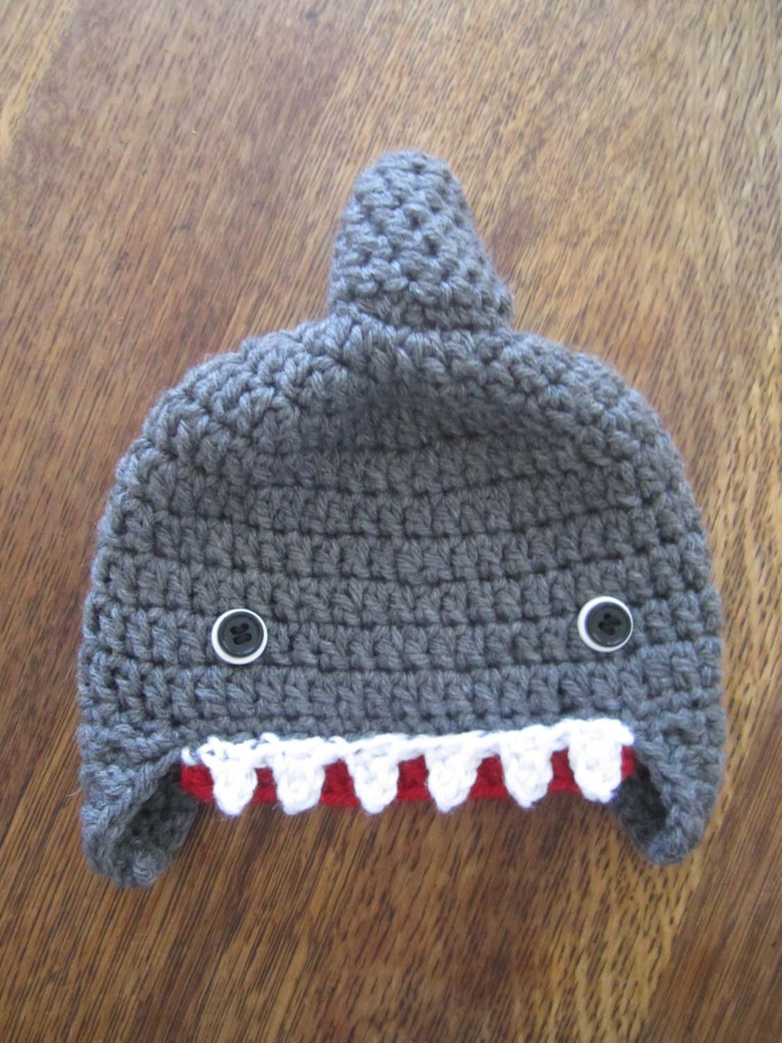 Attaque de requin Chapeau au crochet | Etsy