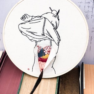 Embroidery Kit Hand Embroidery Kit Anatomy Art Vintage - Etsy