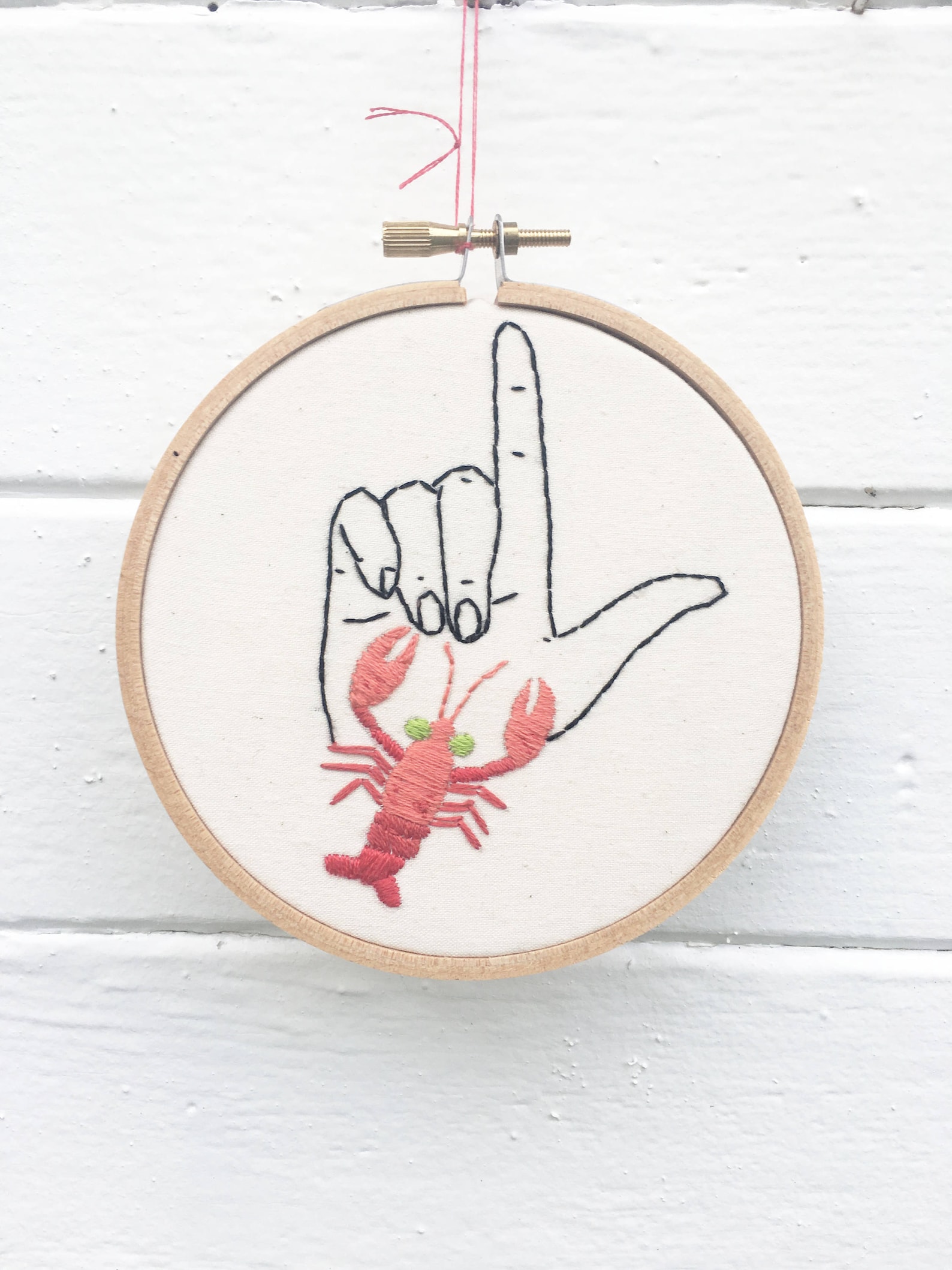 Hand Embroidery Pattern Embroidery Pattern L Sign Pattern | Etsy