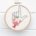 Hand Embroidery Pattern Embroidery Pattern L Sign Pattern - Etsy