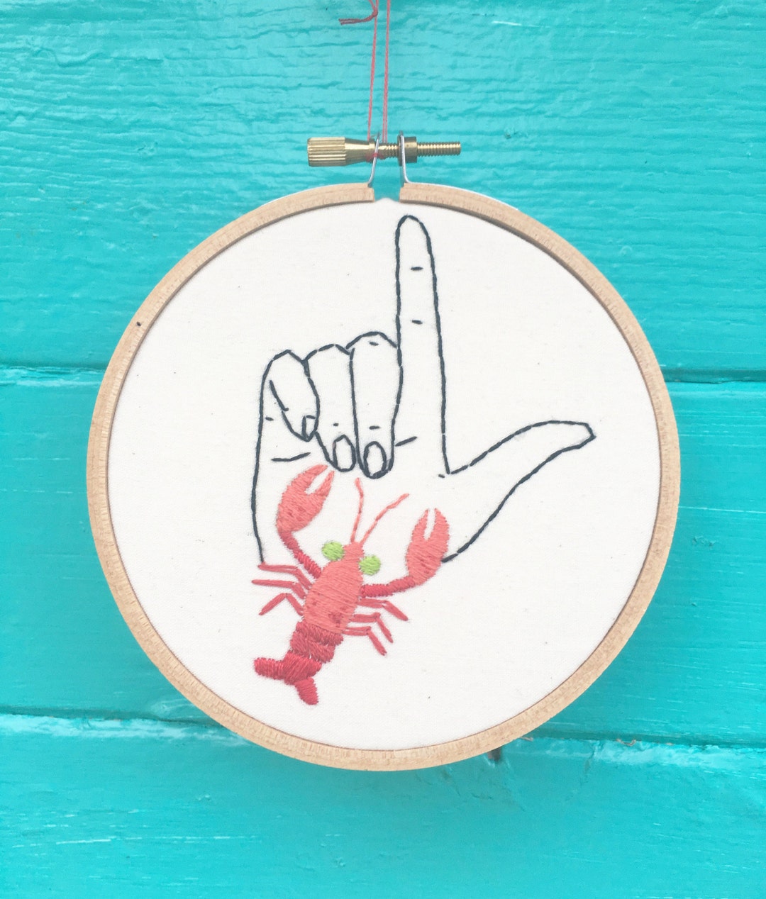 Hand Embroidery Pattern Embroidery Pattern L Sign Pattern - Etsy