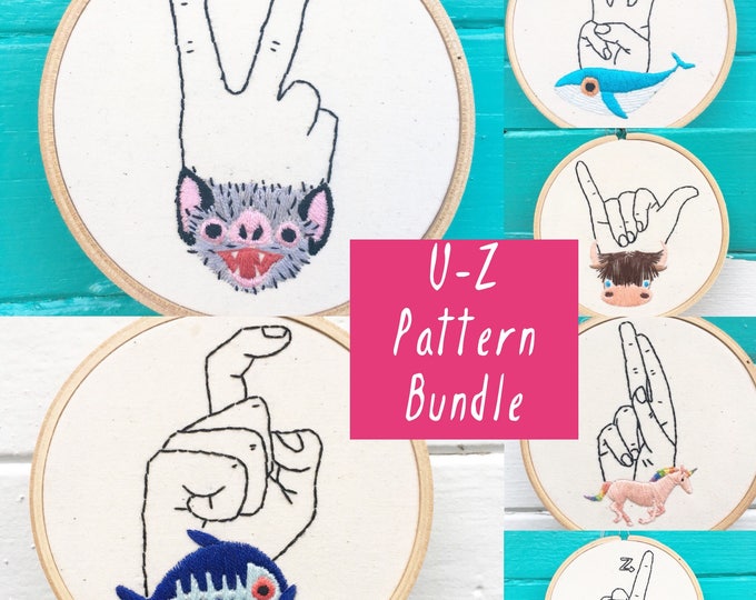 Embroidery Pattern, Modern Embroidery Pattern, Introvert PDF - Etsy Israel