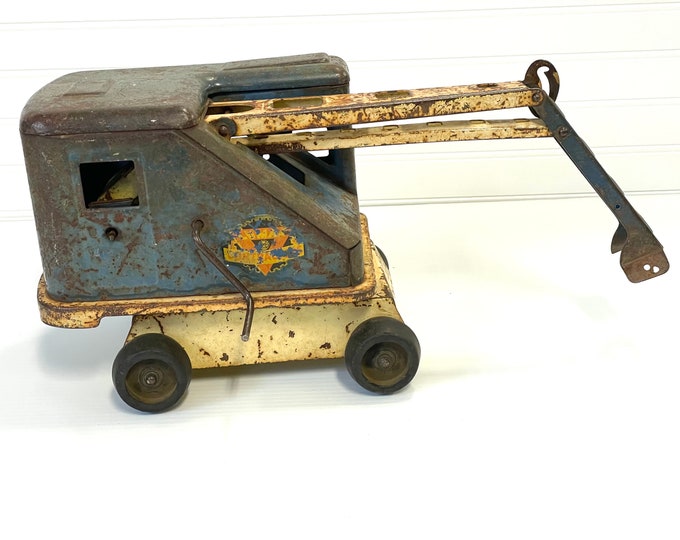 Vintage Marx Lumar Contractors Automatic Scoop Steam Shovel- Pressed ...