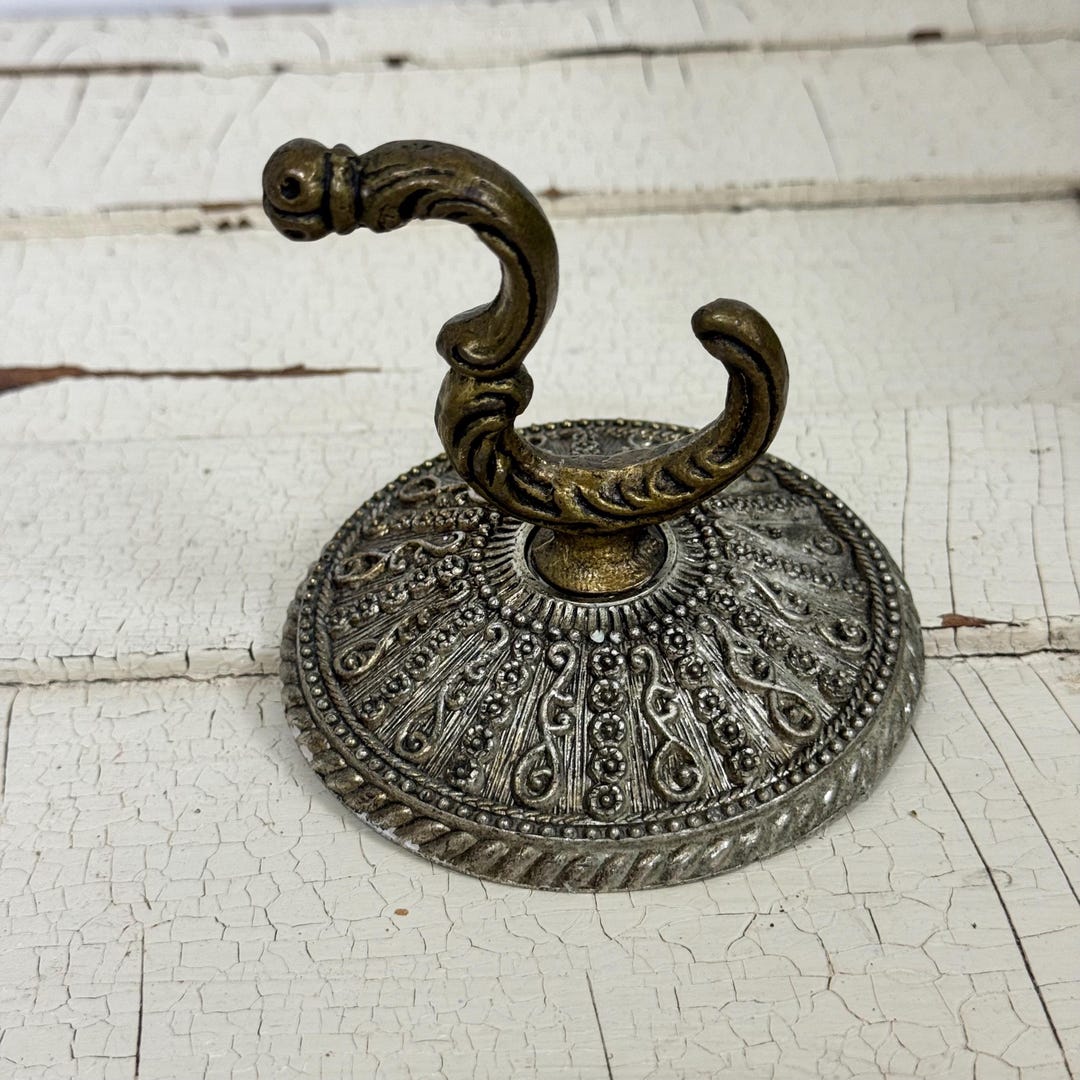 Vintage Brass Large Wall Hook Made by American Tack & Hardware Co ...
