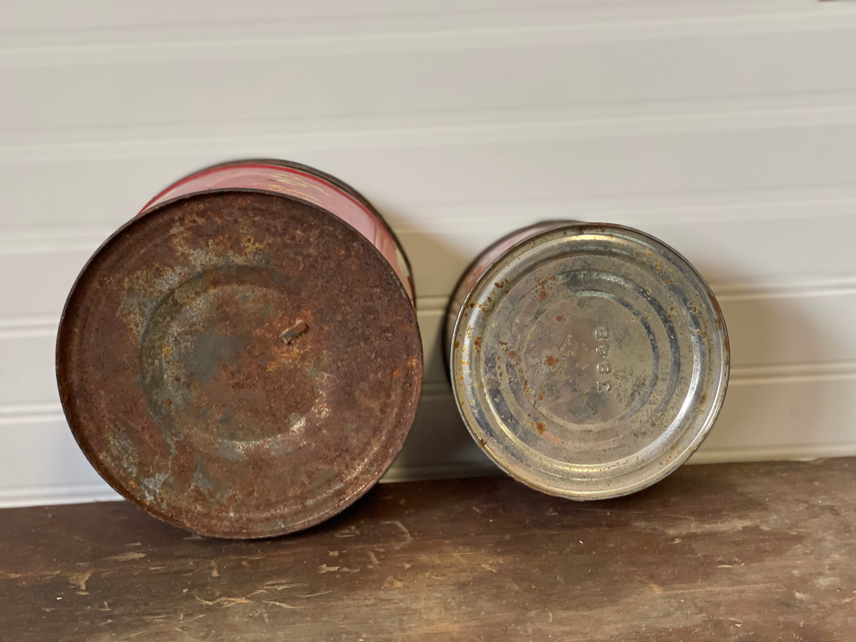 Vintage Coffee Cans Folgers Tins Hard to Find Half Pound Tin - Etsy