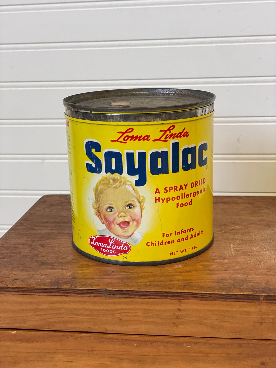 Vintage Baby Food Tin / Can Vintage Loma Linda Soyalac Baby - Etsy
