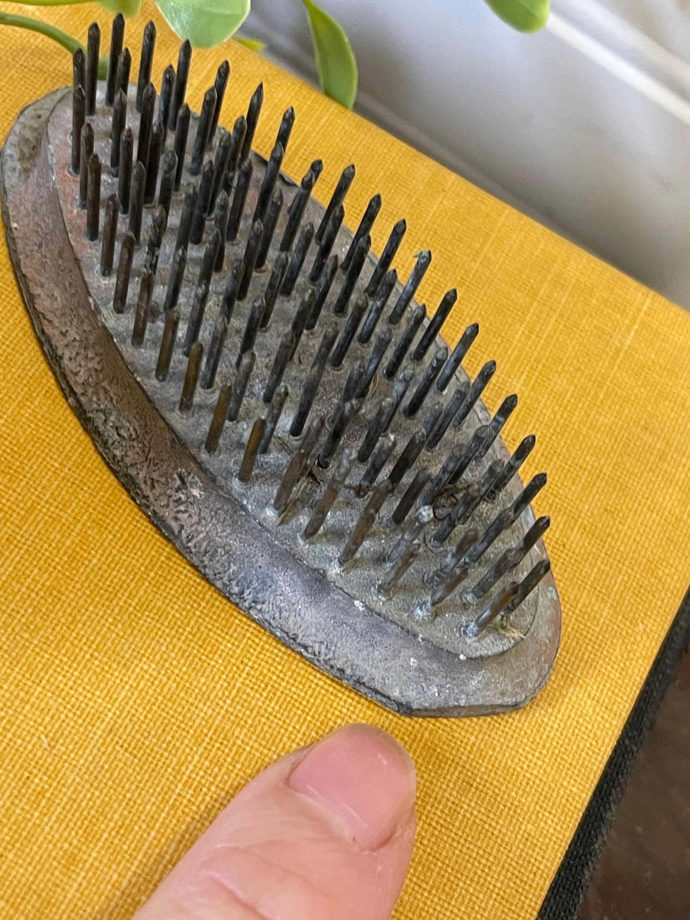 Oval Flower Frogs Vintage Heavy Metal Flower Frogs - Etsy