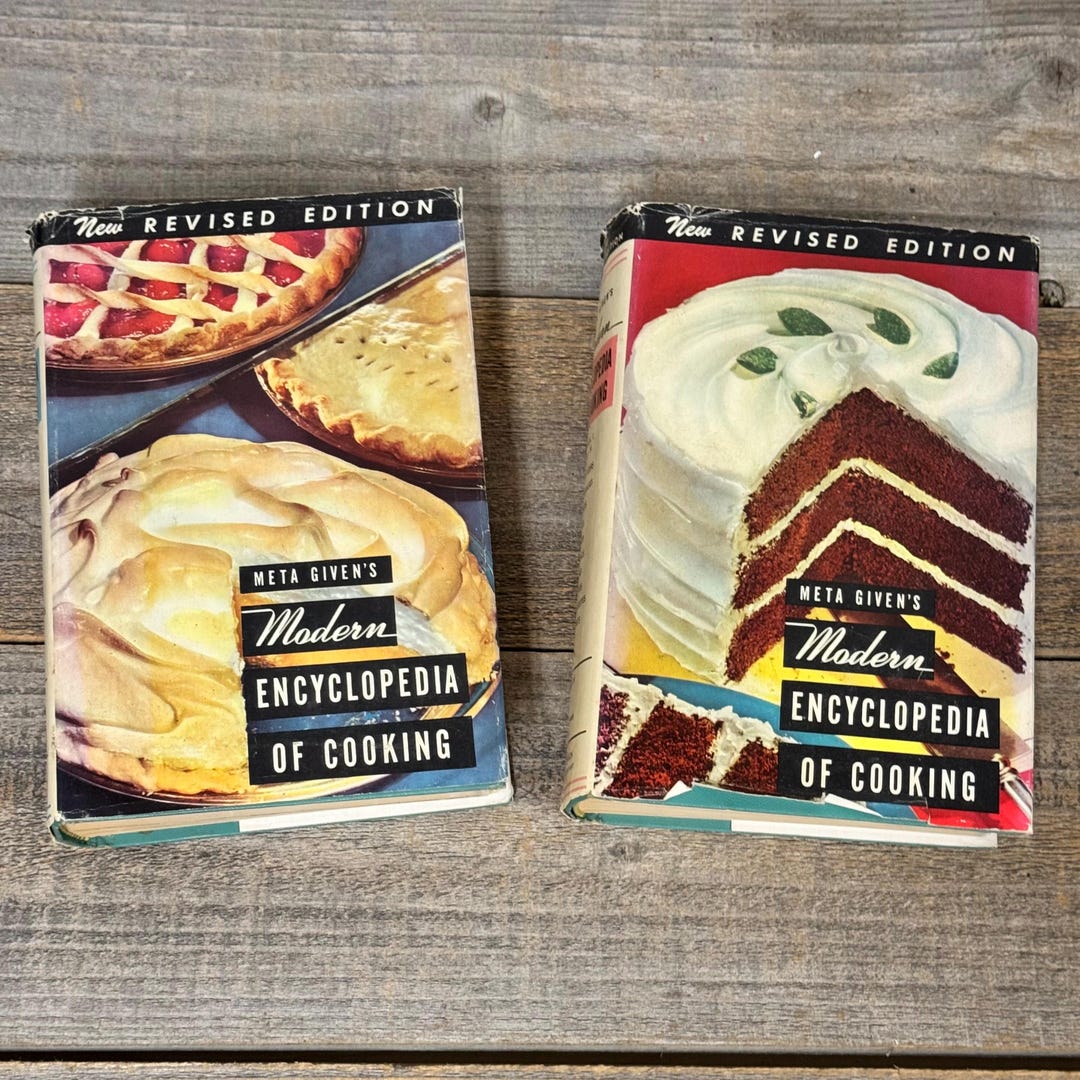 Meta Given's Modern Encyclopedia of Cooking, 1959 - Set of Vintage ...
